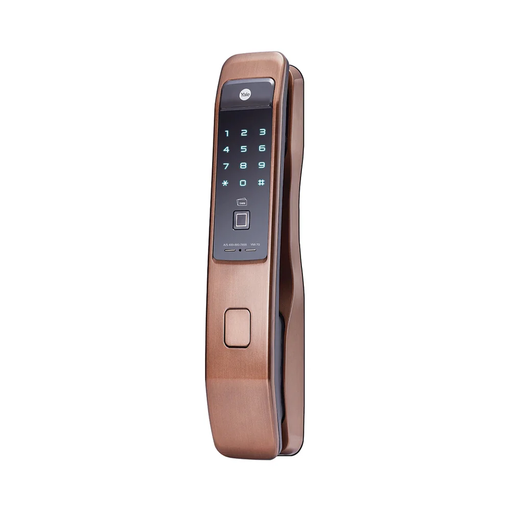 Yale YMI 70 Smart Push Pull Lock Bronze - Smart Home Concepts